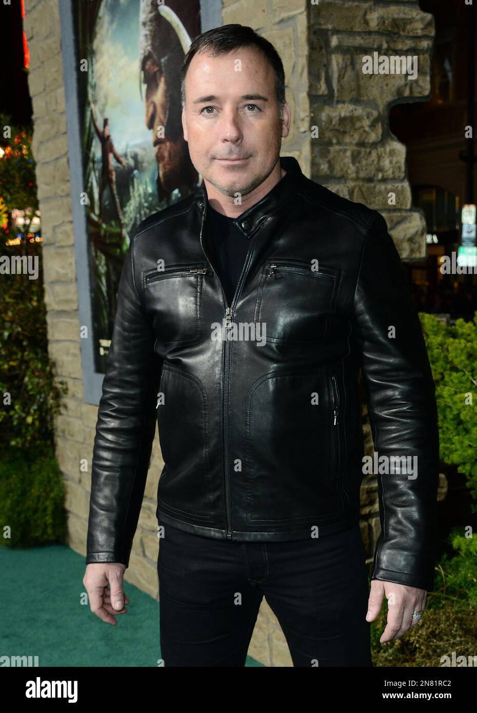 David Furnish arrives at the LA premiere of "Jack the Giant Slayer" at ...