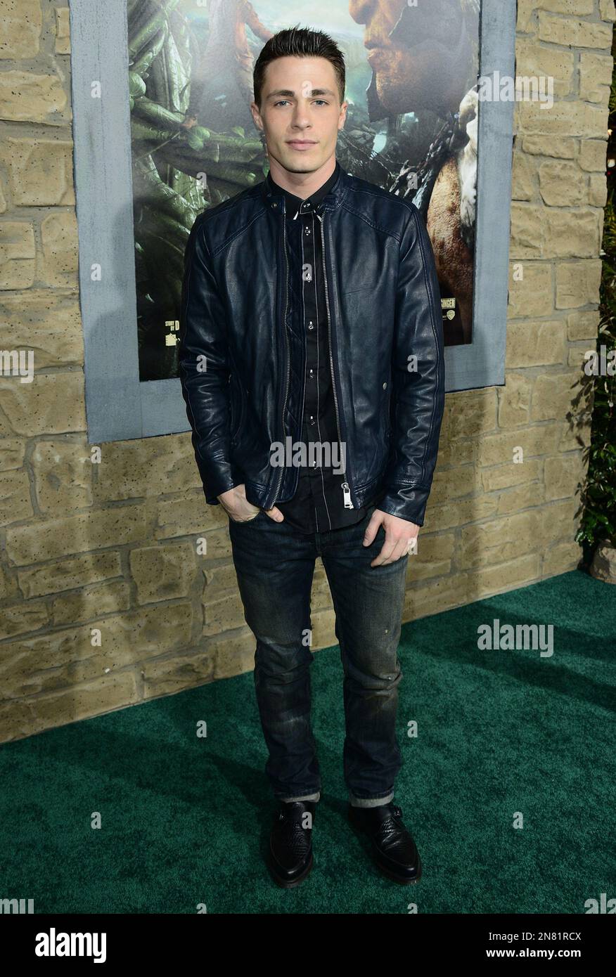 Colton Haynes arrives at the LA premiere of "Jack the Giant Slayer" at ...