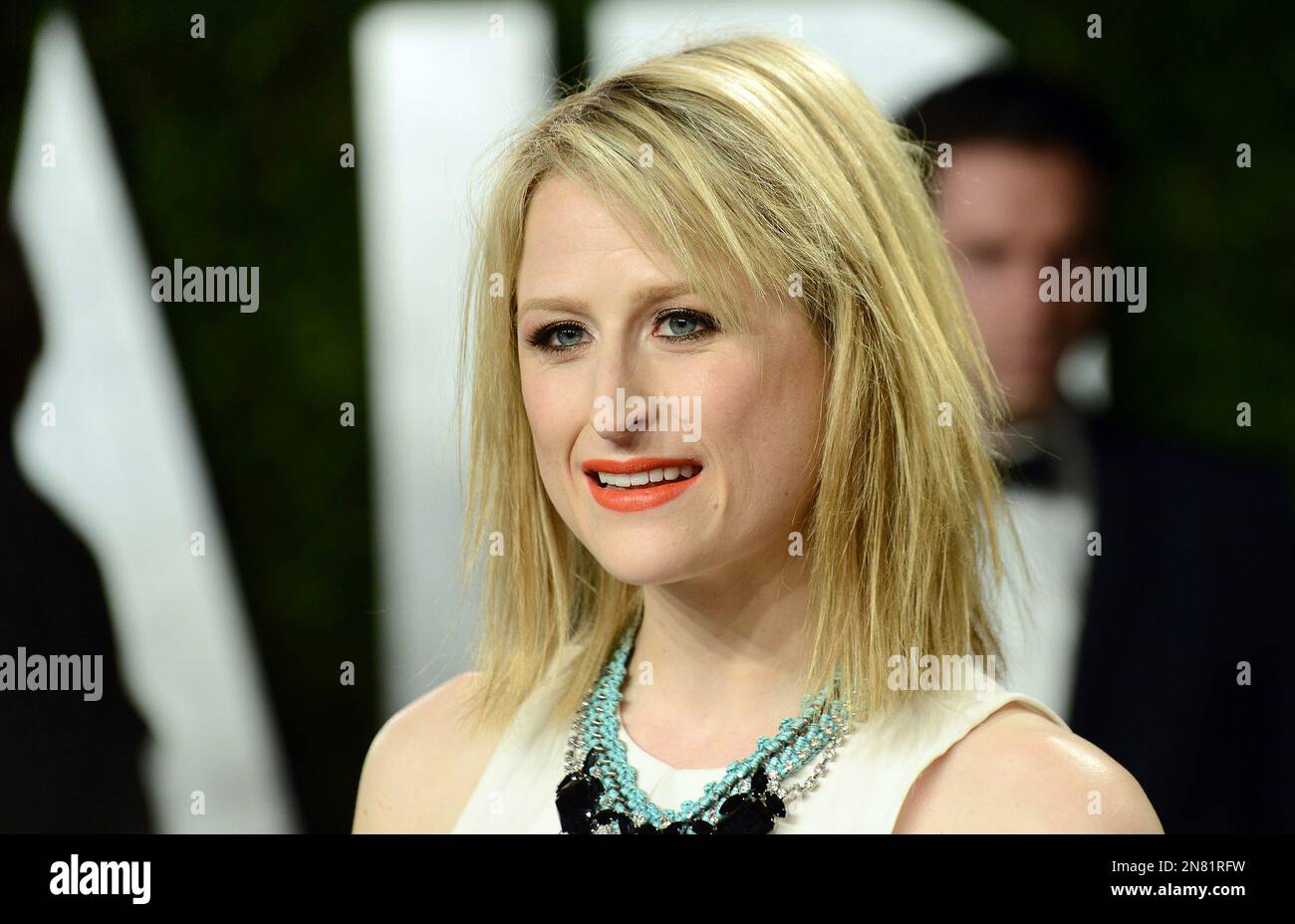 Actress Mamie Gummer arrives at the 2013 Vanity Fair Oscars Viewing and ...