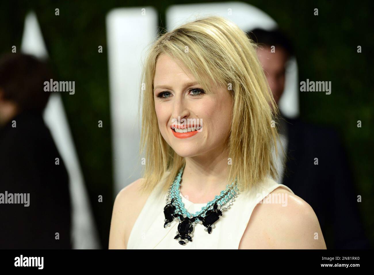 Actress Mamie Gummer arrives at the 2013 Vanity Fair Oscars Viewing and ...