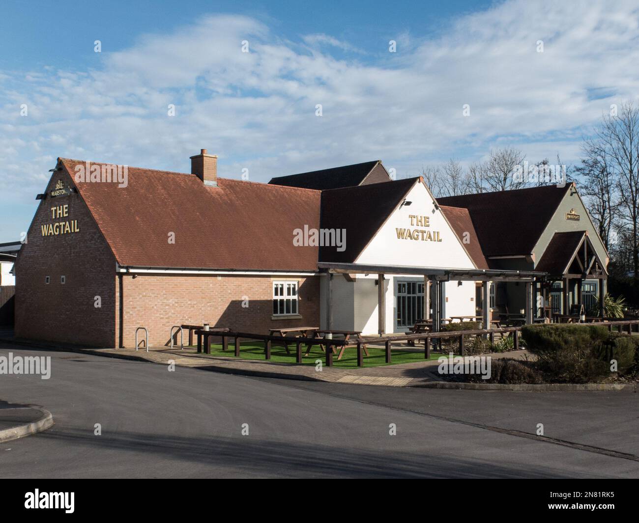 The Wagtail Restaurant and Public House Wincanton Stock Photo - Alamy