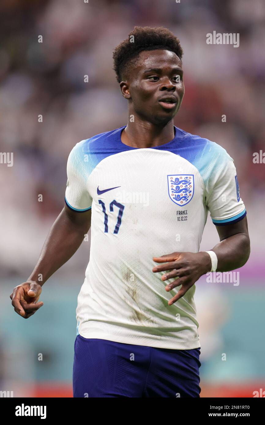 Bukayo Saka of England seen during the FIFA World Cup Qatar 2022 ...