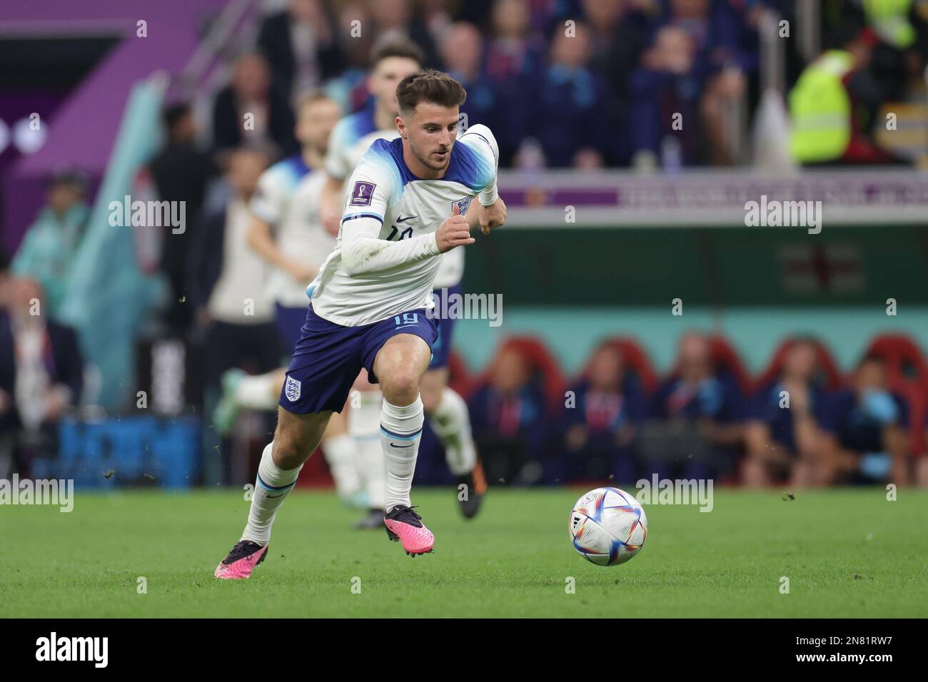 Mason Mount of England in action during the FIFA World Cup Qatar 2022 ...