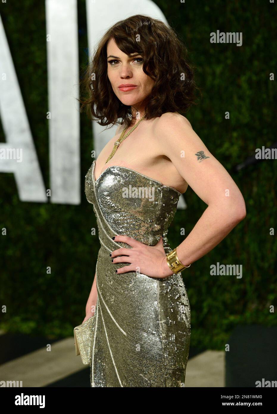 Actress Clea DuVall arrives at the 2013 Vanity Fair Oscars Viewing and ...