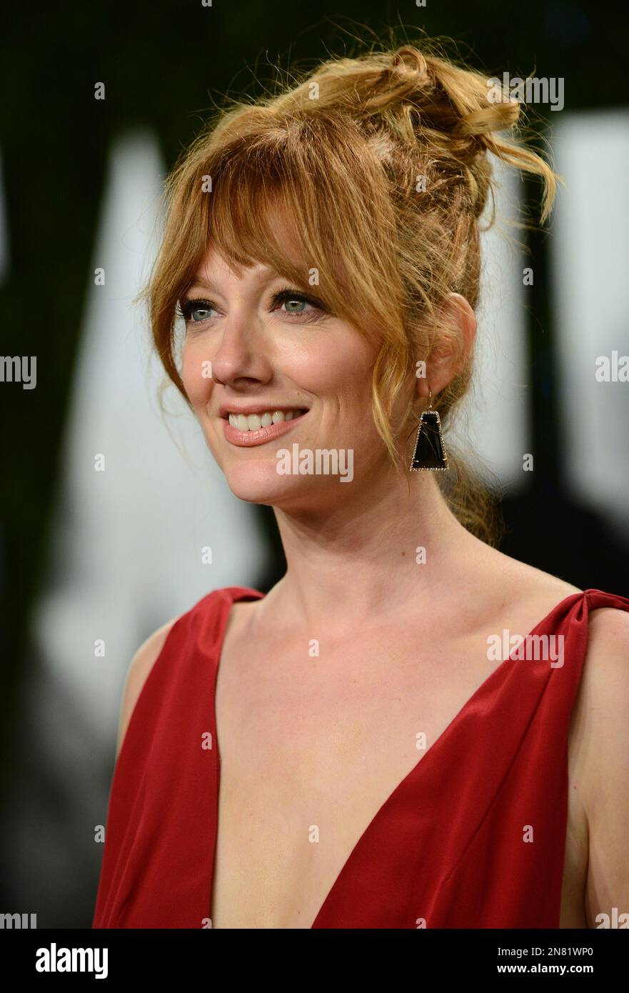 Actress Judy Greer arrives at the 2013 Vanity Fair Oscars Viewing and ...