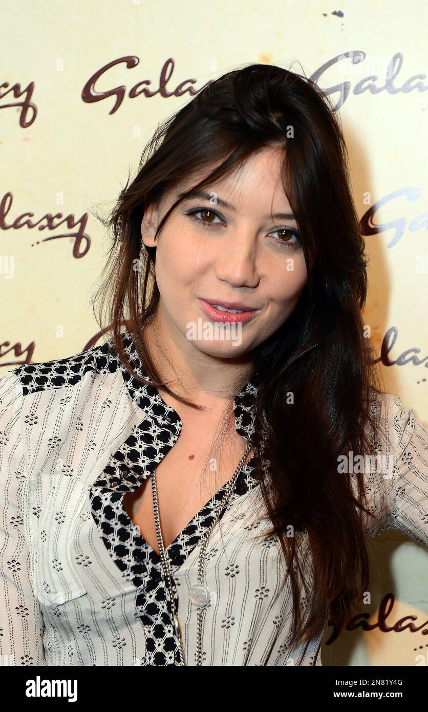 Daisy Lowe attends the Galaxy Pop Up Drive-In Cinema at the Doon Street ...
