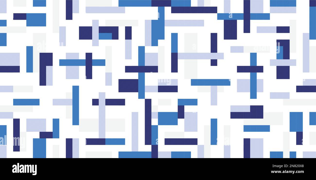 Geometric seamless pattern with rectangles on white background. Perfect ...