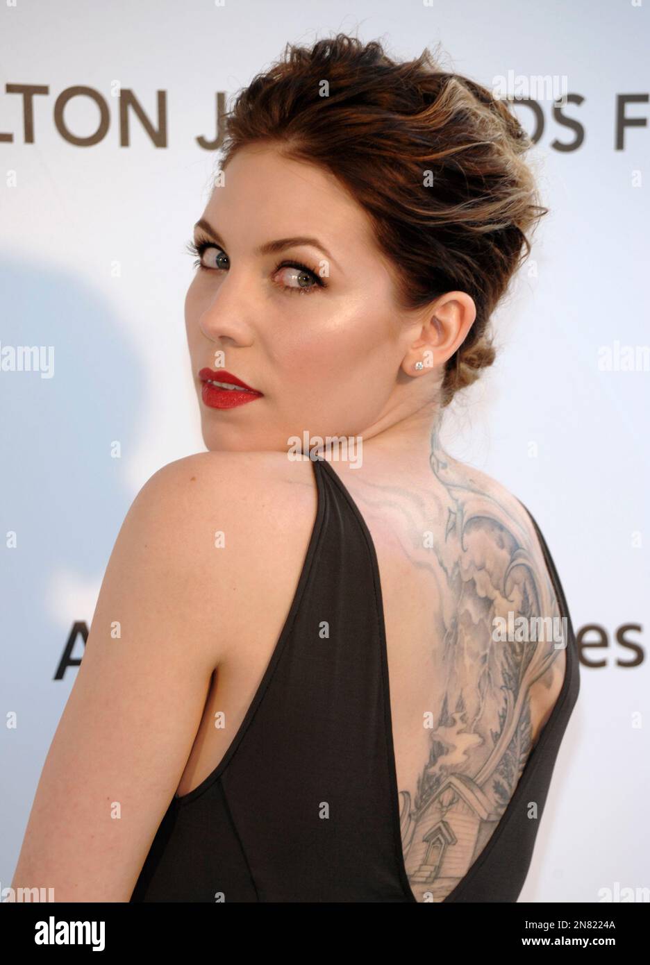 Singer Skylar Grey arrives at the 2013 Elton John Oscar Party in West ...