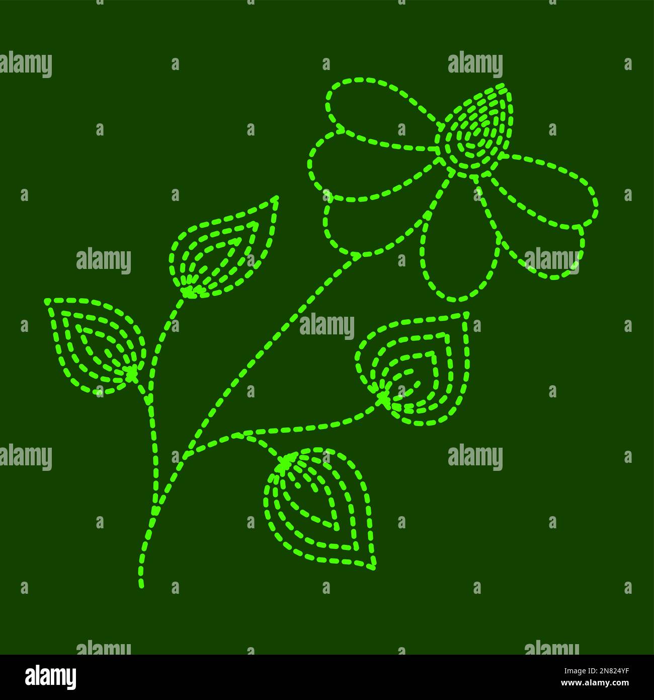 Green dotted line wallpaper hi-res stock photography and images - Alamy