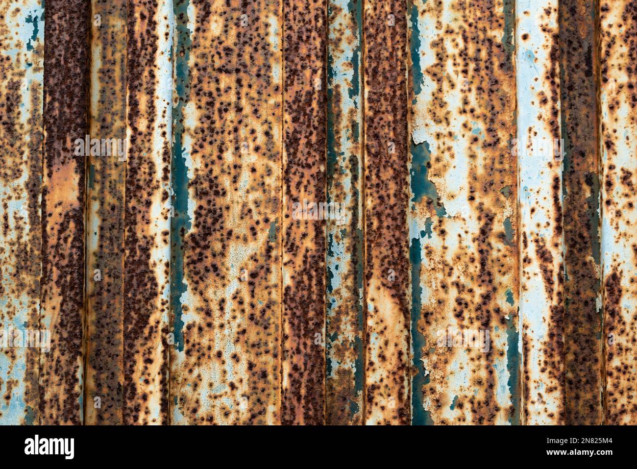 Old rusty metal texture background with paint flaking and cracking ...