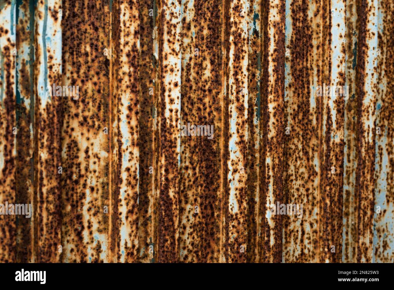 Old rusty metal texture background with paint flaking and cracking texture Stock Photo - Alamy