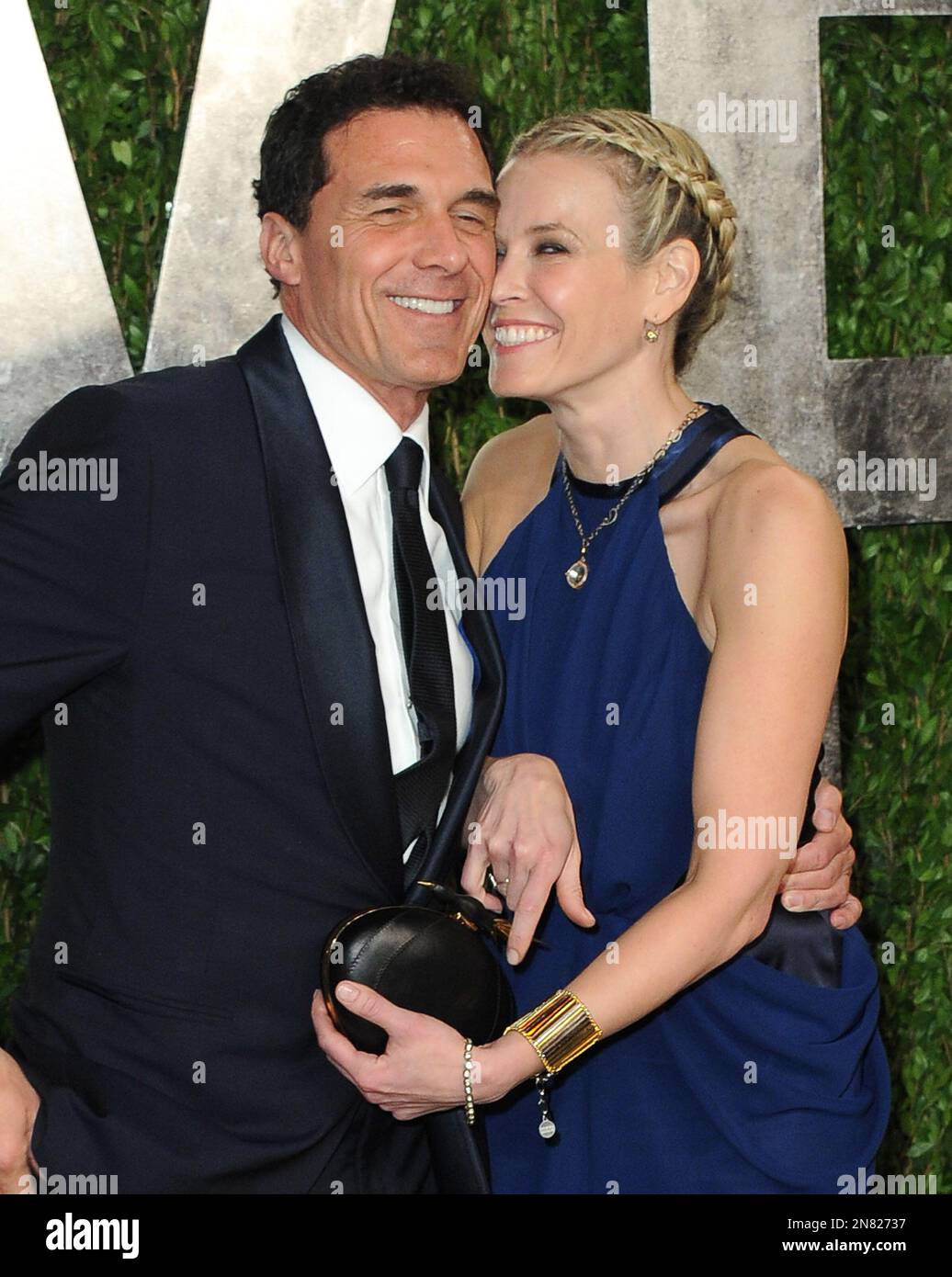 Chelsea Handler, right, and Andre Balazs arrive at the 2013 Vanity Fair ...