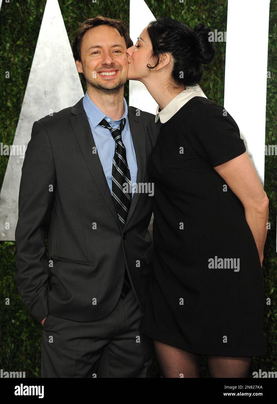 Sarah Silverman, right, and Kyle Dunnigan arrive at the 2013 Vanity ...