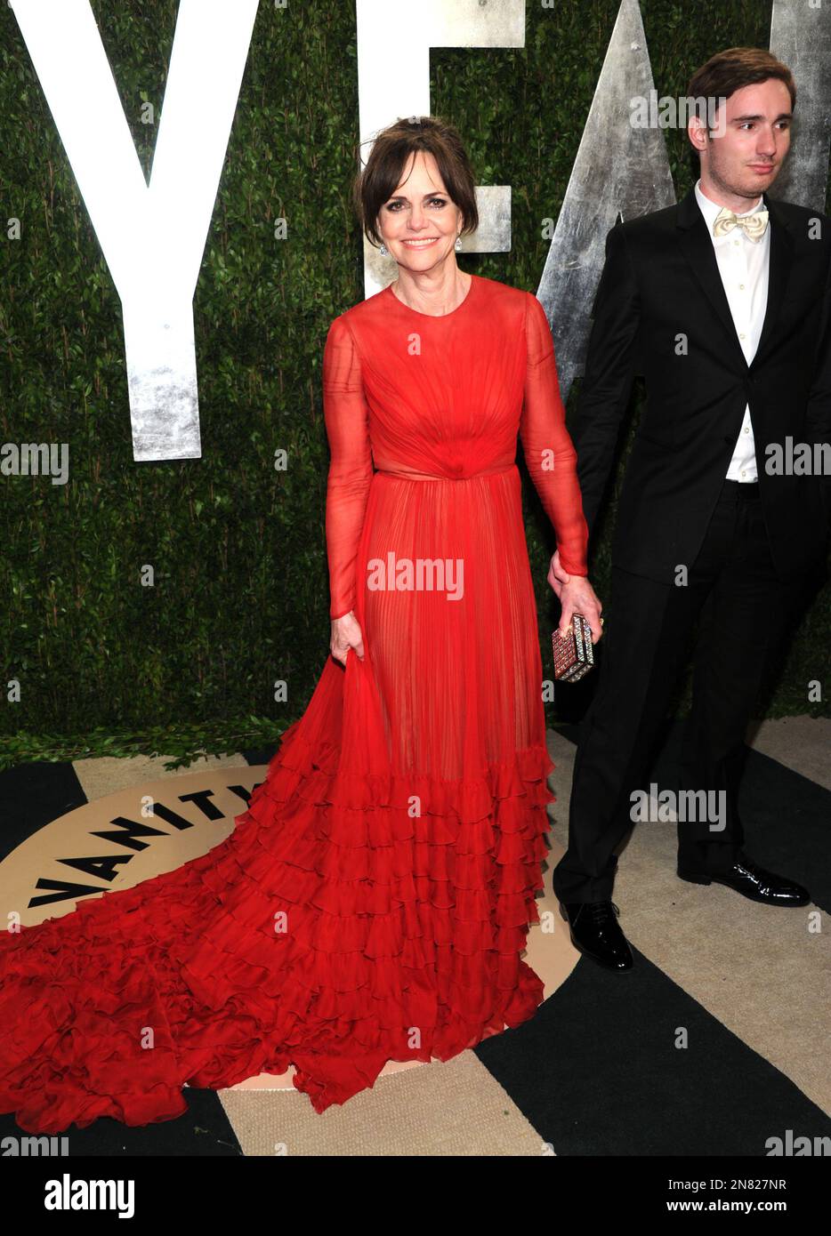 Actress Sally Field, left, and her son Sam Greisman arrive at the 2013 ...