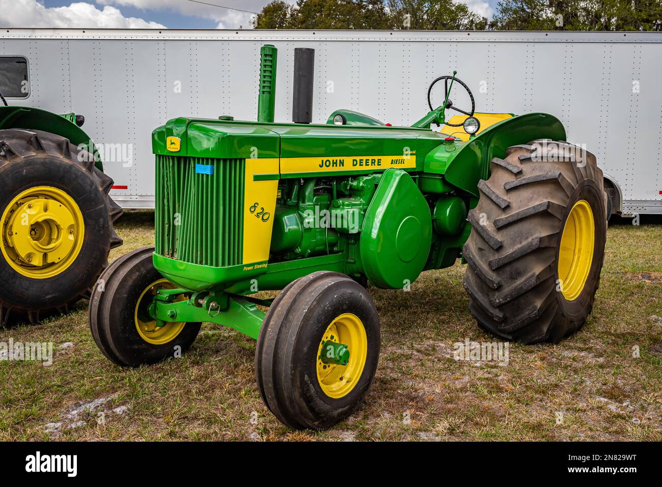 Fort Meade, FL - February 22, 2022: High perspective front corner view ...