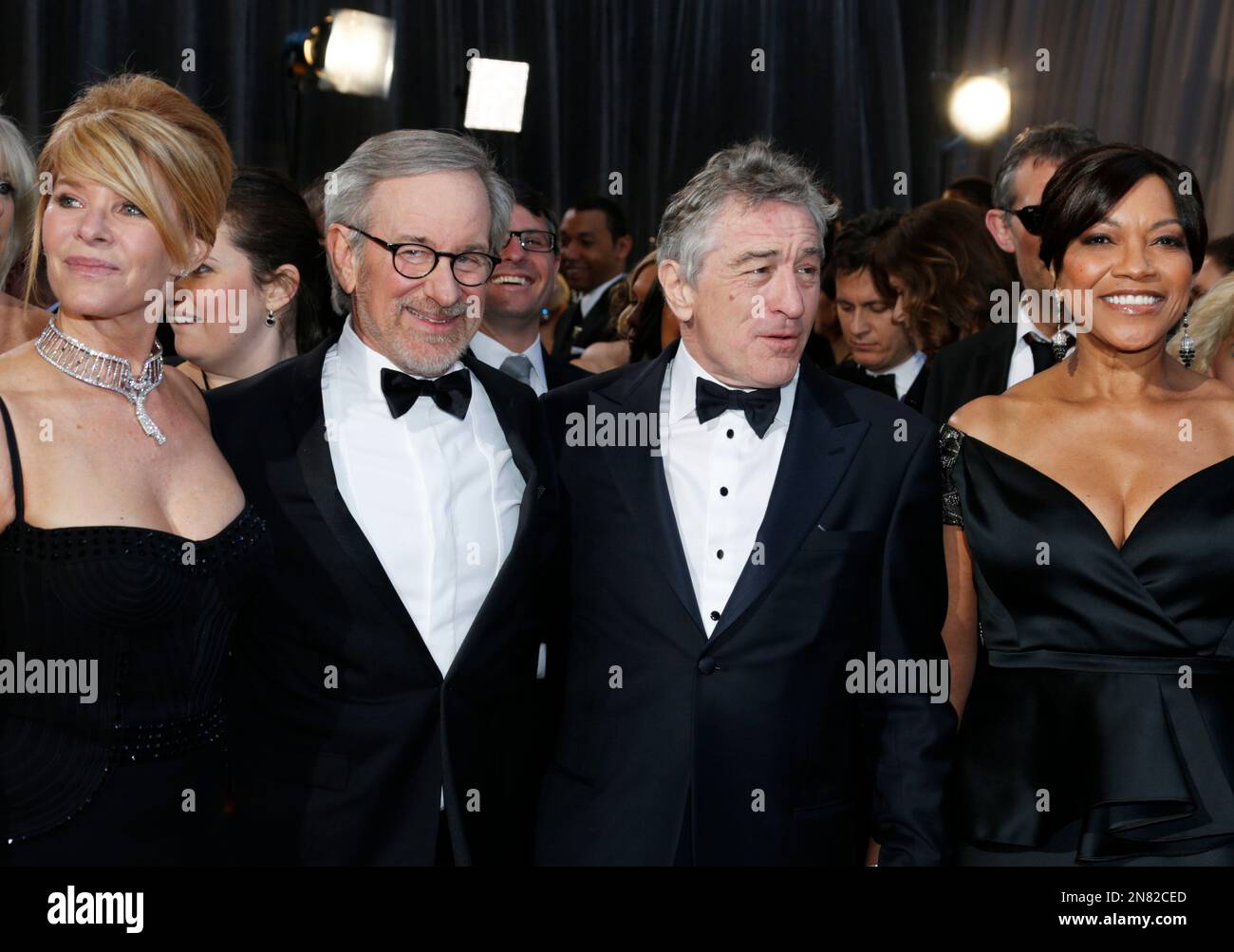 Kate Capshaw, Steven Spielberg, Robert De Niro and Grace Hightower ...