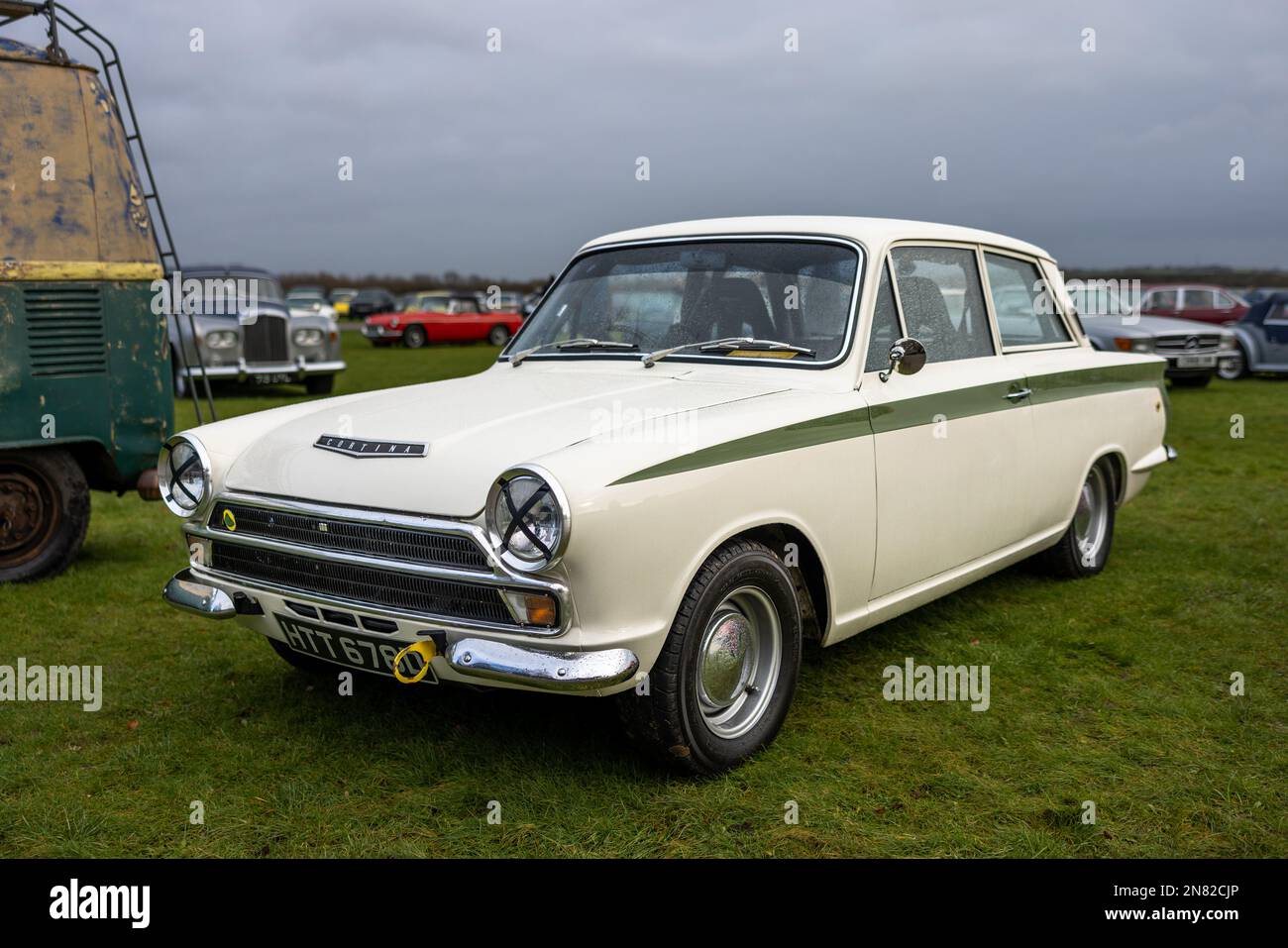 1966 Ford Lotus Cortina ‘HTT 678D’ on display at the January Scramble ...