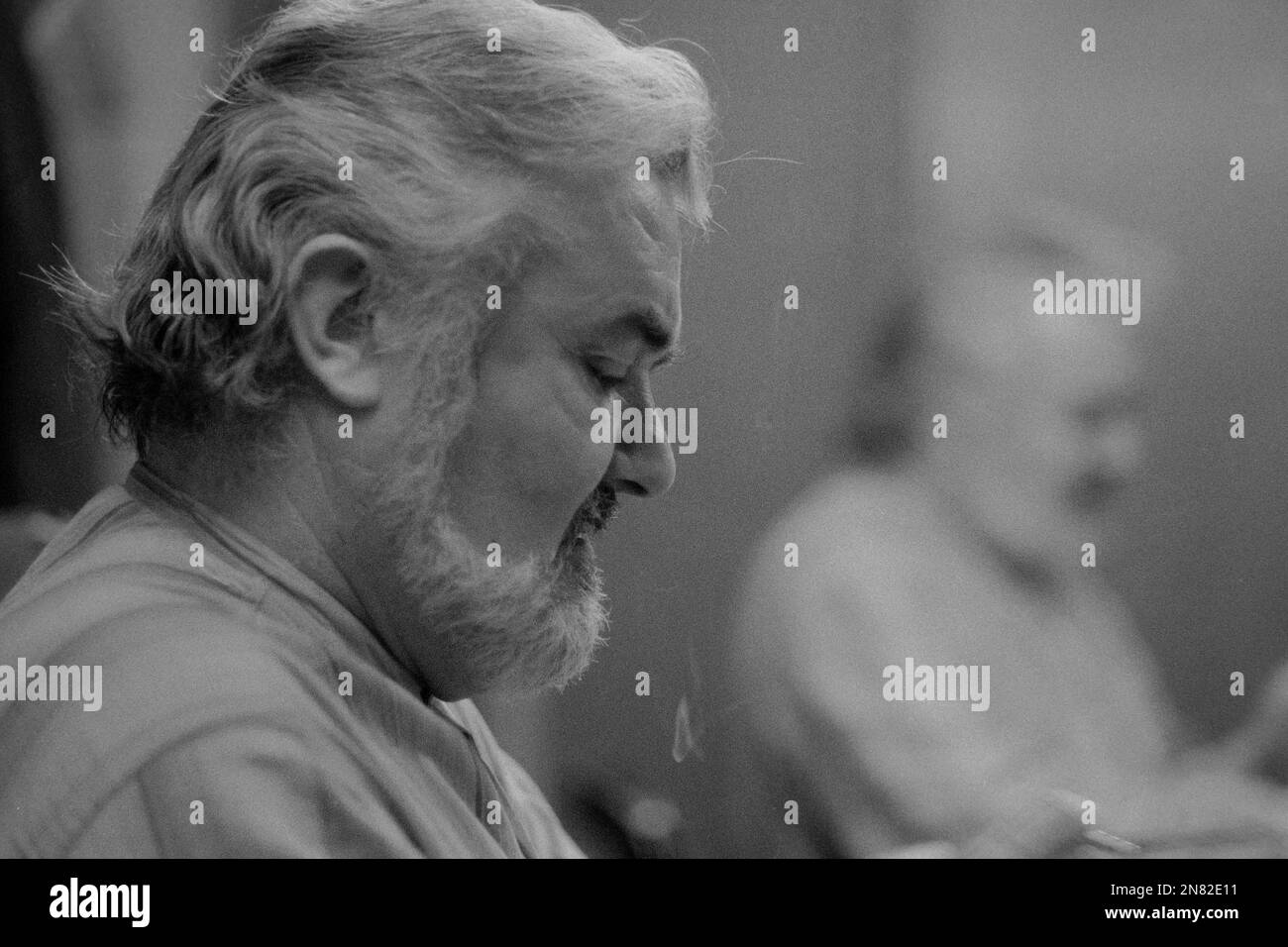 French actor, Claude Lochy, Celestins Theater, Lyon, France, 1986 Stock ...