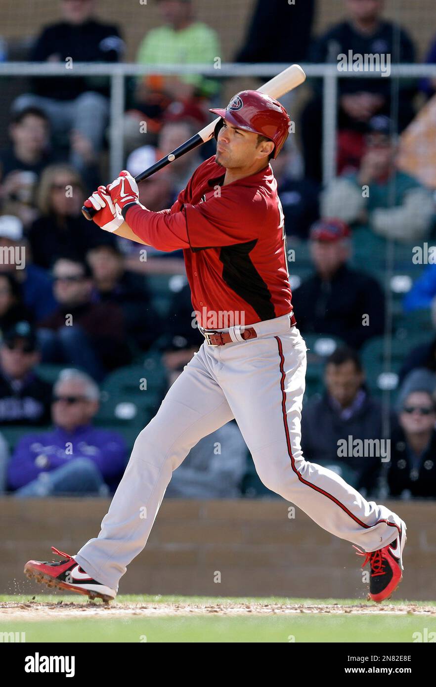 Arizona Diamondbacks' Eric Chavez in action against the Colorado ...