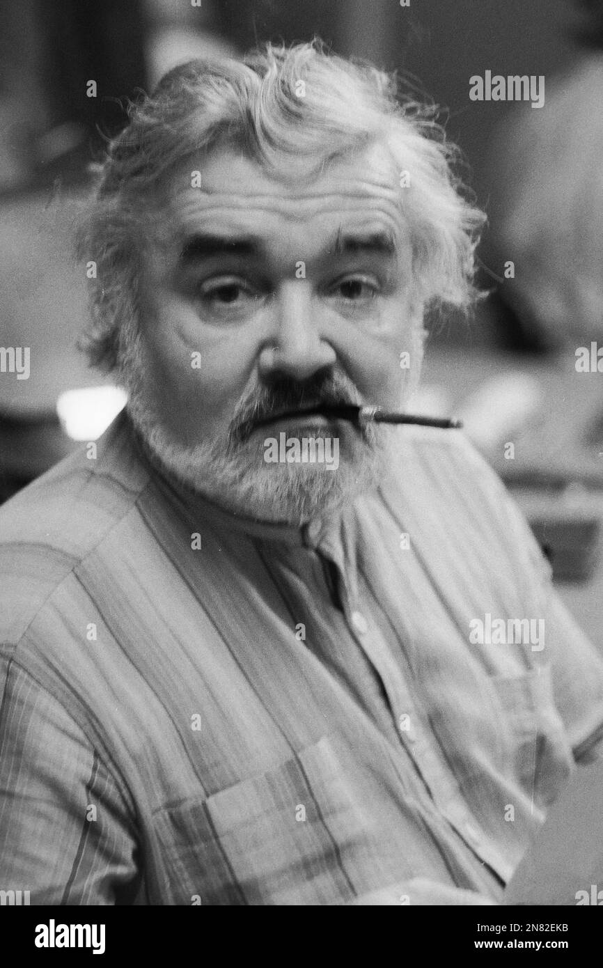 French actor, Claude Lochy, Celestins Theater, Lyon, France, 1986 Stock ...