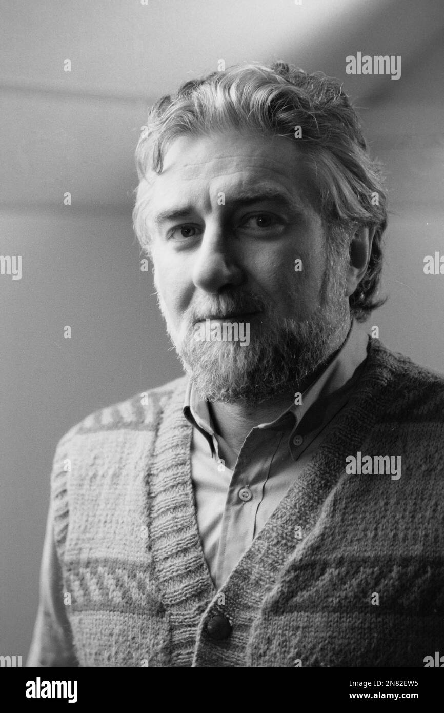 French actor Pierre Bianco, Celestins Theater, Lyon, France, 1986 Stock ...