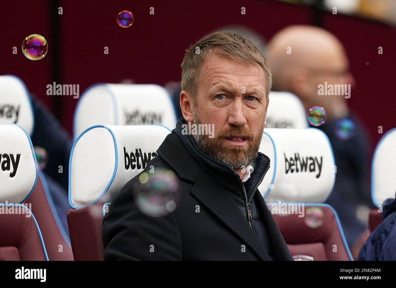 Chelsea manager Graham Potter during the Premier League match at the ...