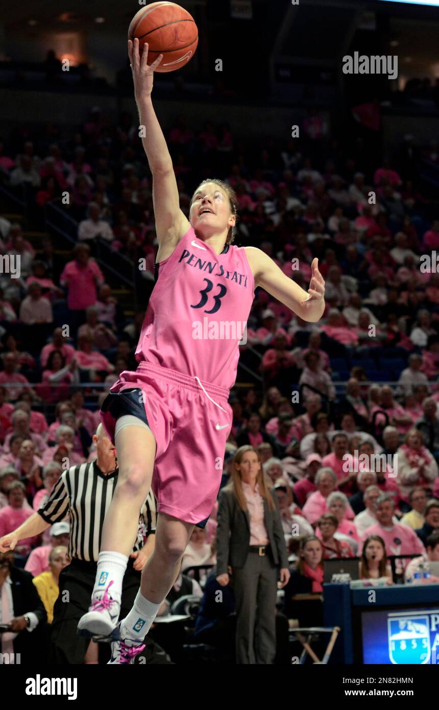 Penn State's Maggie Lucas (33) shoots against Michigan during the first ...