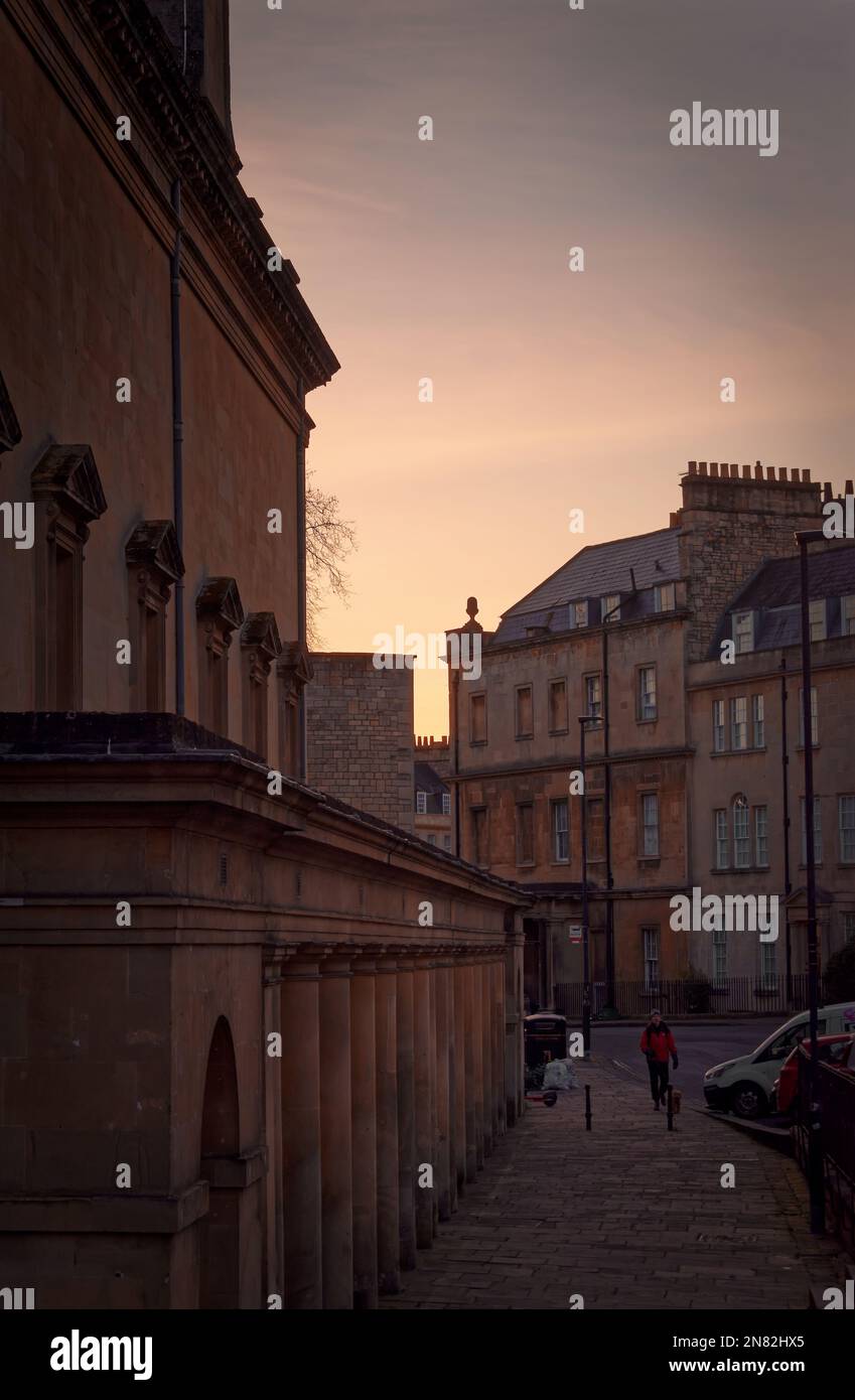 winter sunsets in Bath Stock Photo - Alamy