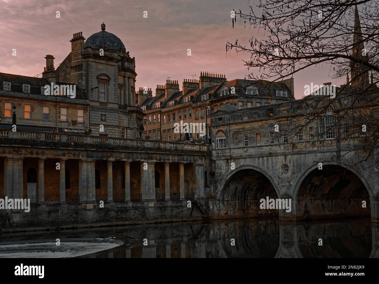winter sunsets in Bath Stock Photo - Alamy