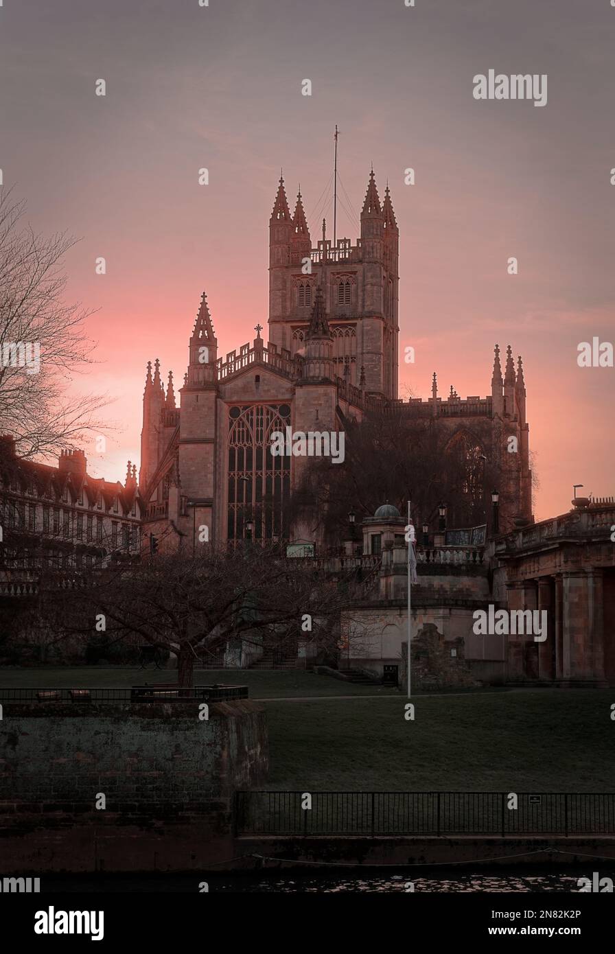 winter sunsets in Bath Stock Photo - Alamy