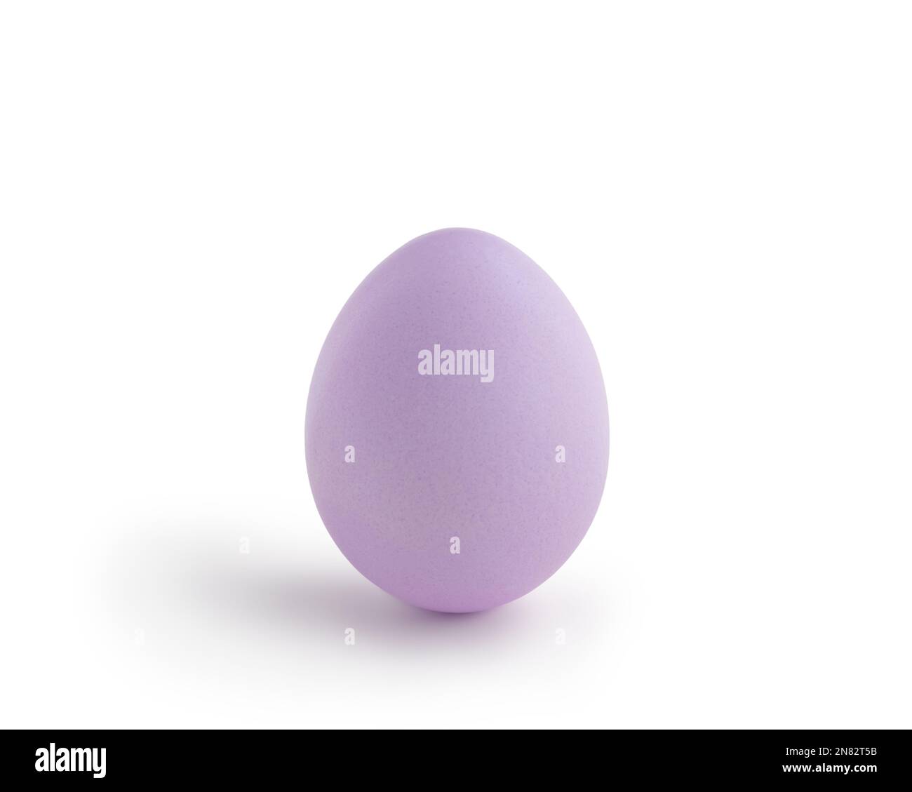 violet easter egg isolated on white background, with shadow Stock Photo ...