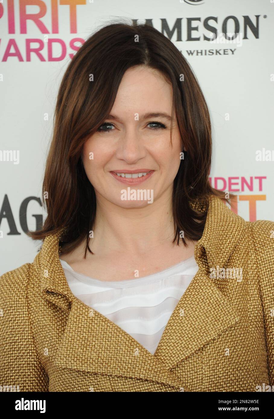 Actress Emily Mortimer arrives at the Independent Spirit Awards on ...