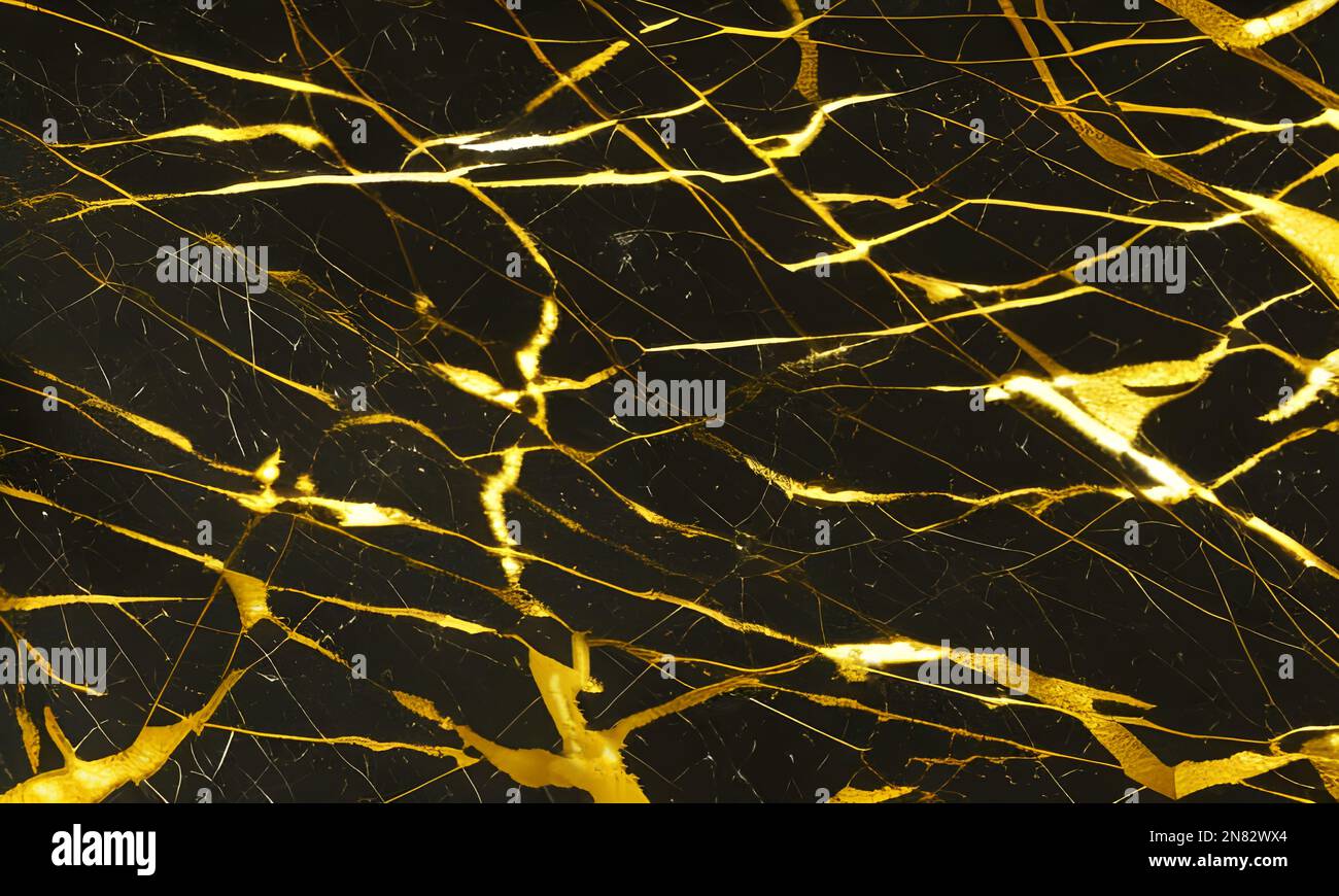 Black gold marble golden line pattern, luxury texture abstract ...