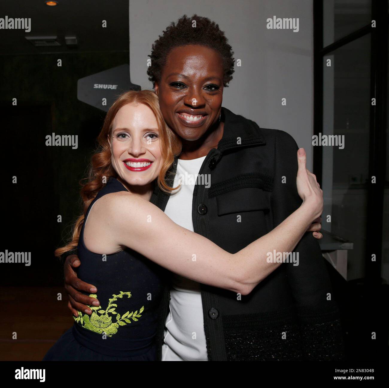 Jessica Chastain and Viola Davis attend at the 6th Annual Women in Film ...