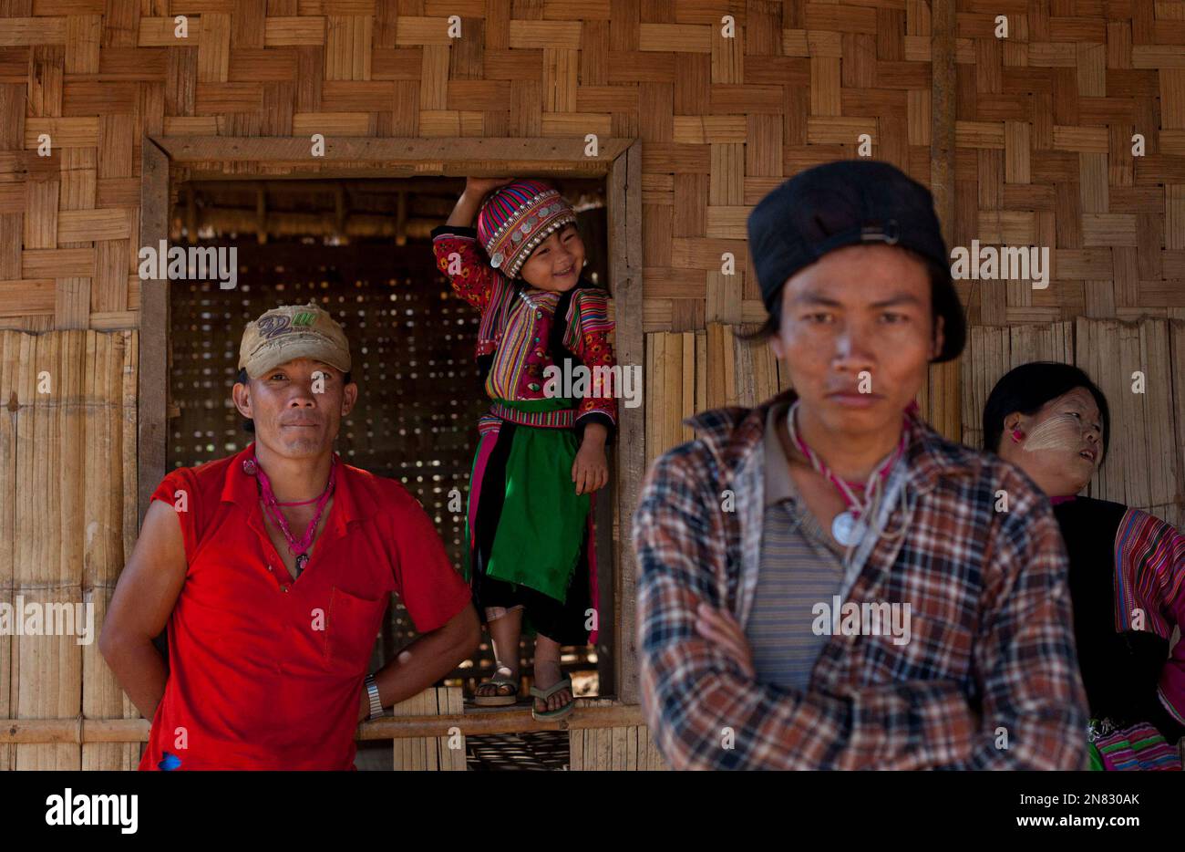 In this photo taken on Feb. 21, 2013, an ethnic Lisu child in ...