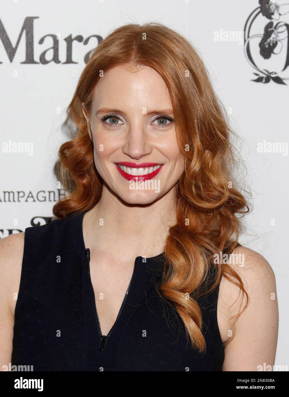 Jessica Chastain attends at the 6th Annual Women in Film Pre-Oscar ...