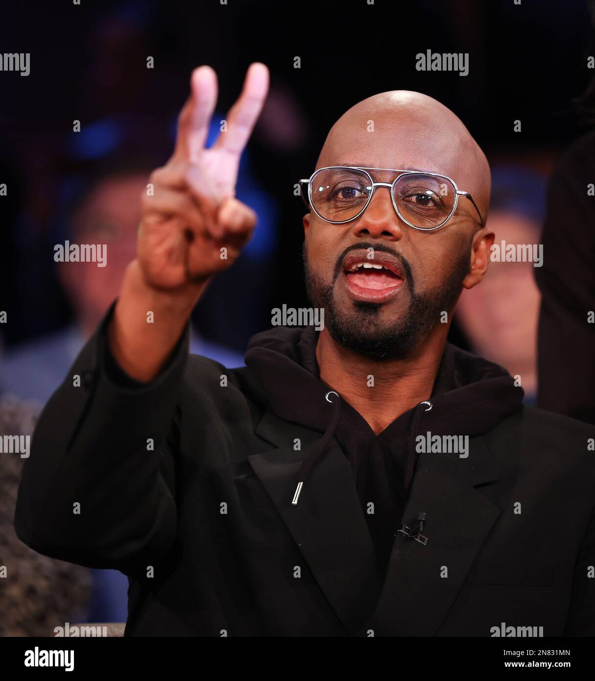 Hamburg, Germany. 10th Feb, 2023. Yared Dibaba, presenter, at a photo ...