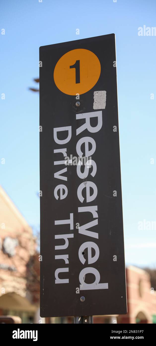 Parking sign during daytime road information Stock Photo - Alamy
