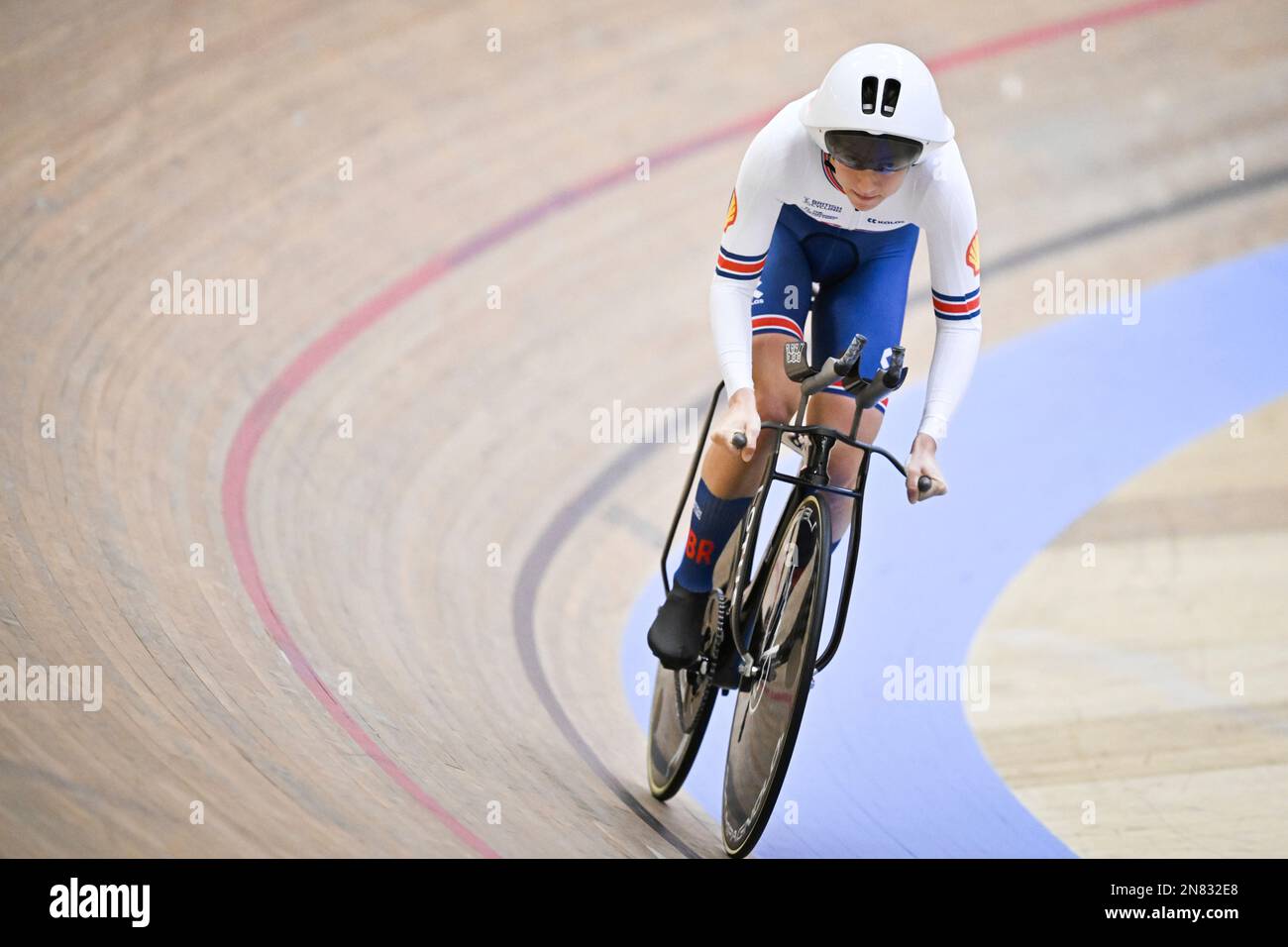 Josie Knight of Great Britain competes during the women's individual ...