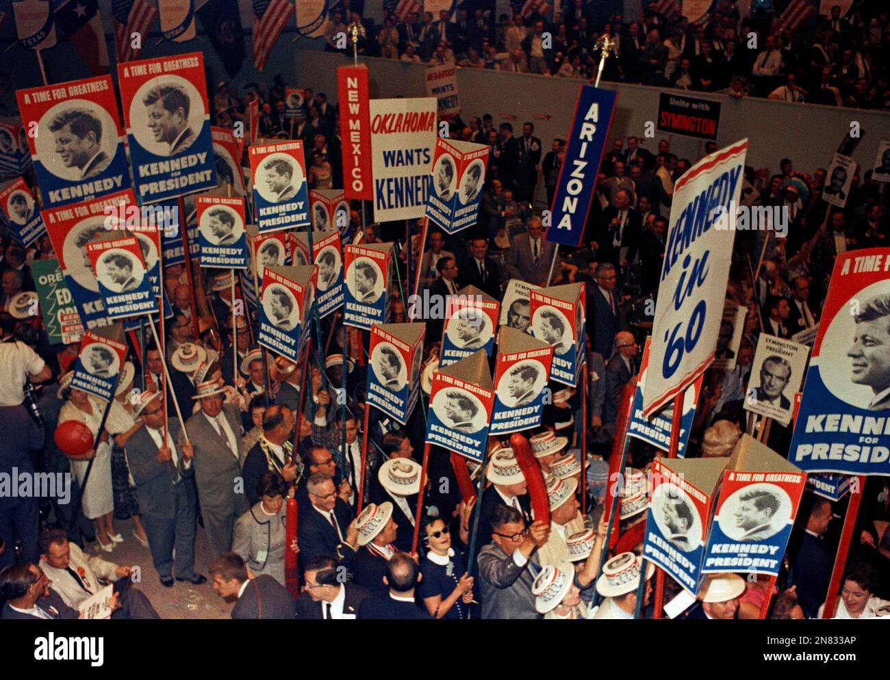 A general view of the scene on the floor of the Democratic National ...