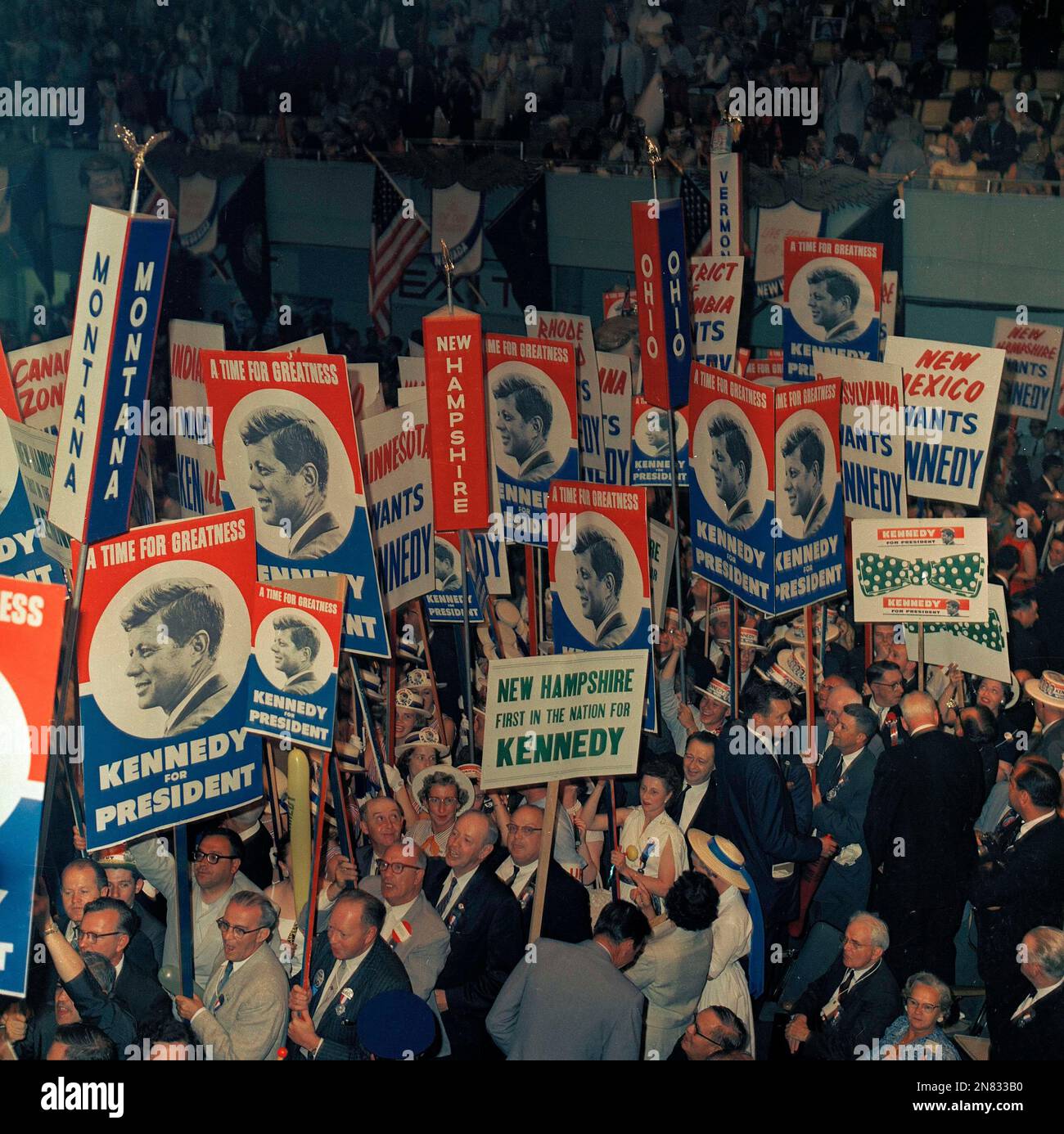 A general view of the scene on the floor of the Democratic National ...