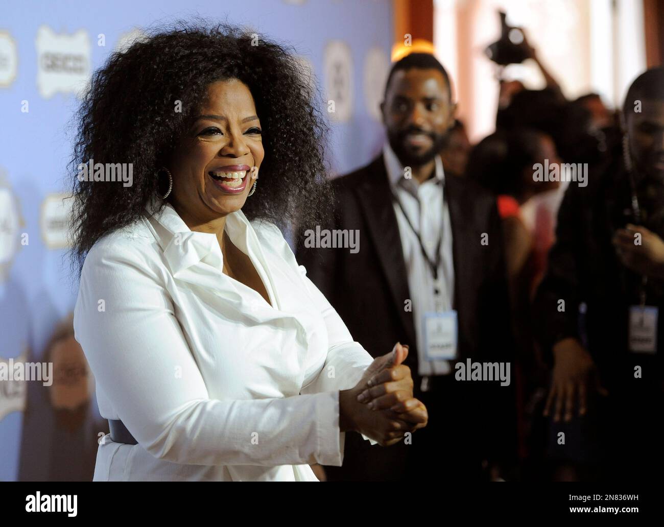 Oprah Winfrey, recipient of the Power Award, poses at the 6th Annual ...