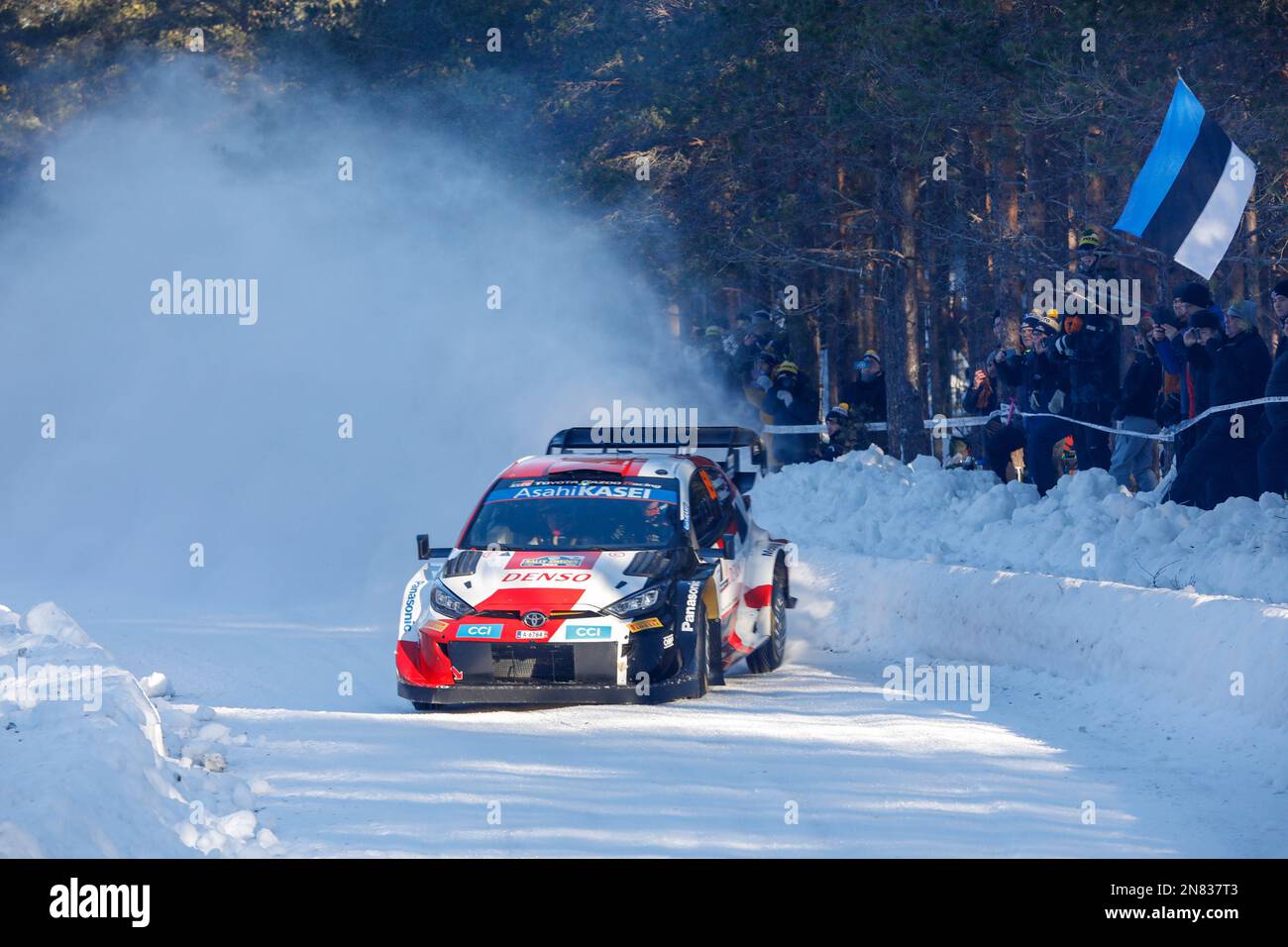 UMEÅ 20230211 Kalle Rovanperä, Finland, and Jonne Halttunen, Finland ...