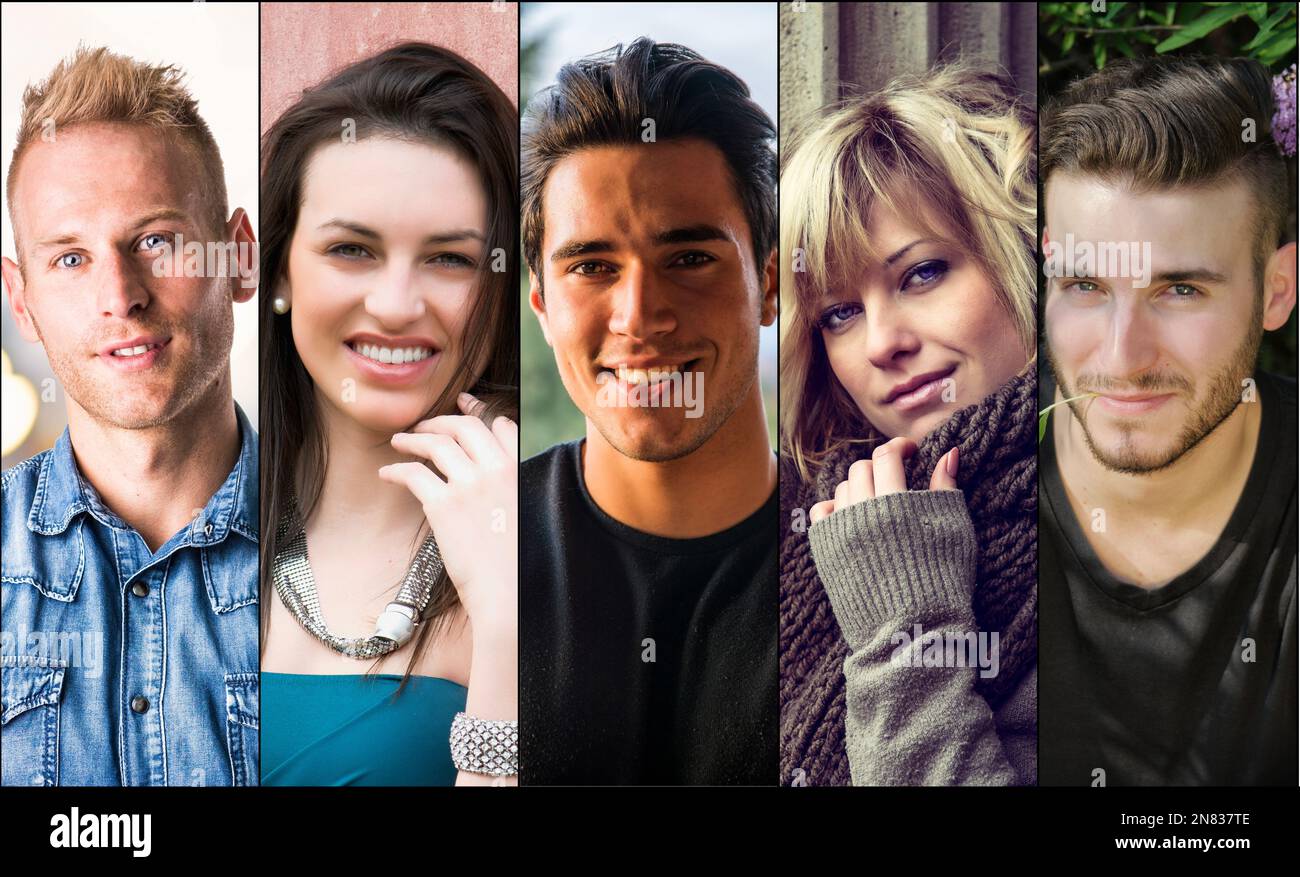 Diverse group of people headshots hi-res stock photography and images ...