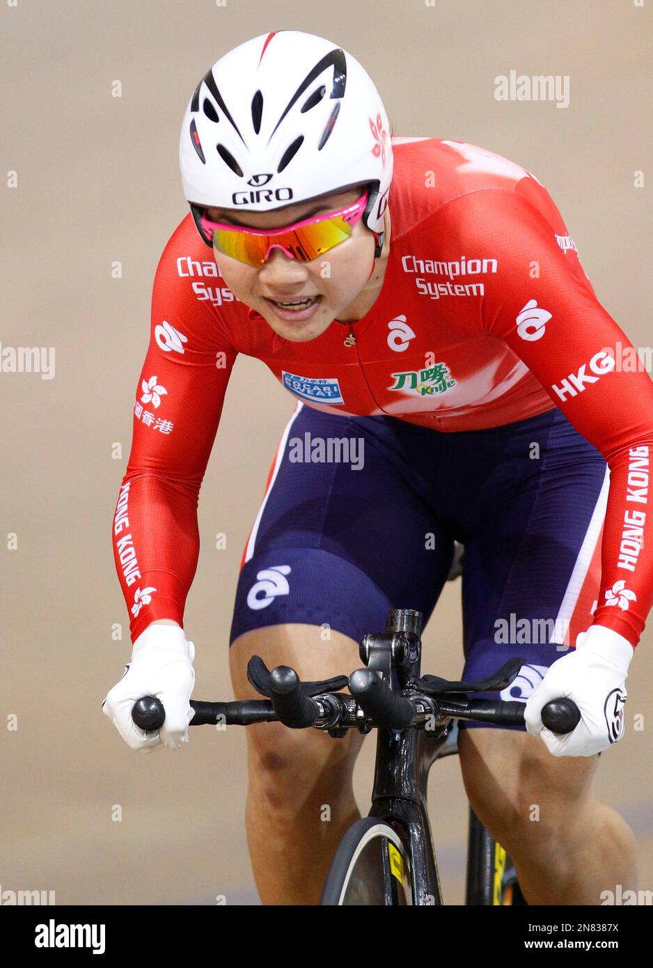 Hong Kong's Sze Wai Lee races to win the gold medal in the women's 500 ...