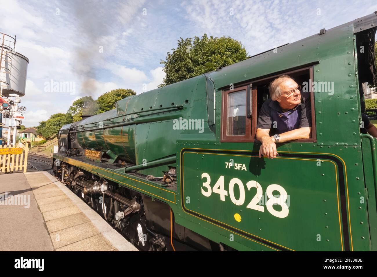 England, Dorset, Isle of Purbeck, Swanage, Swanage Railway Station ...