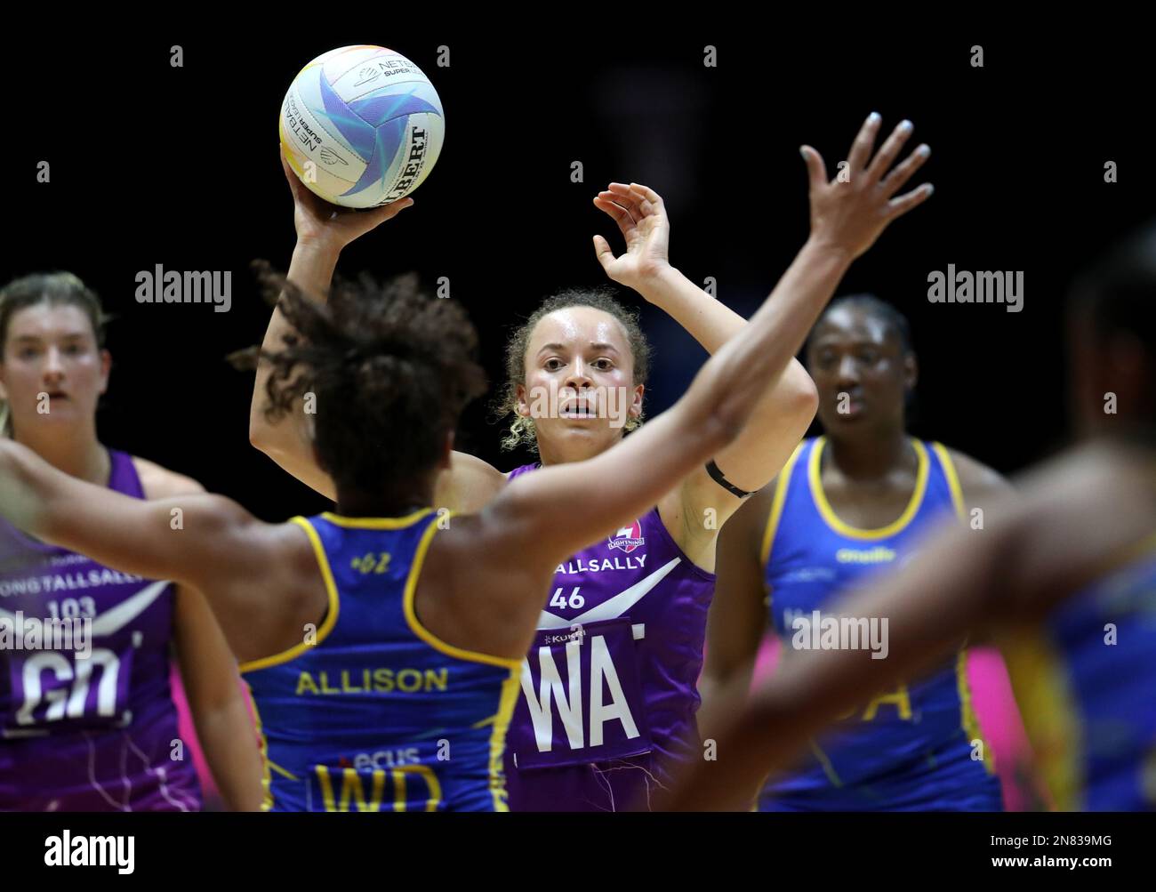 Netball super league 2023 team hi-res stock photography and images - Alamy