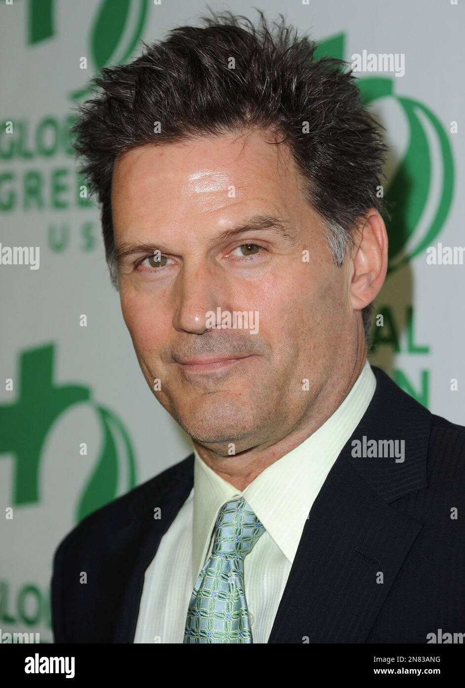 D.W. Moffett arrives at Global Green USA’s 10th Annual Pre-Oscar Party ...