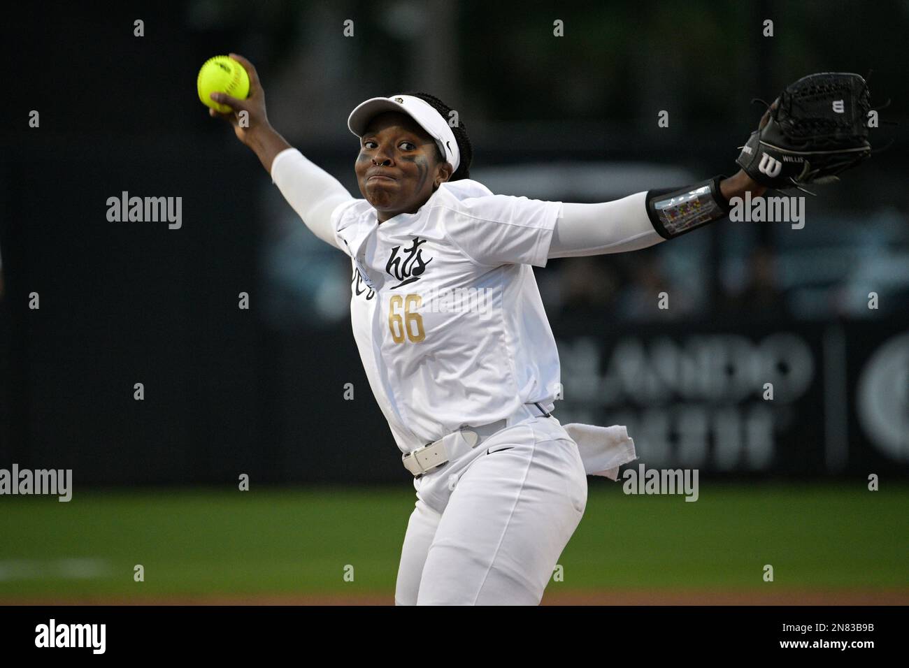 College Softball Pitcher
