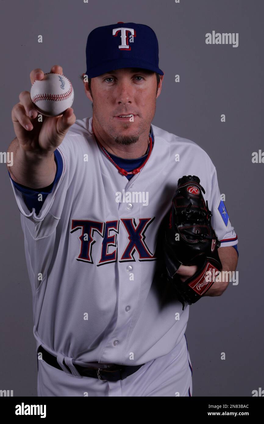 This is a 2013 photo of Joe Nathan of the Texas Rangers baseball team ...